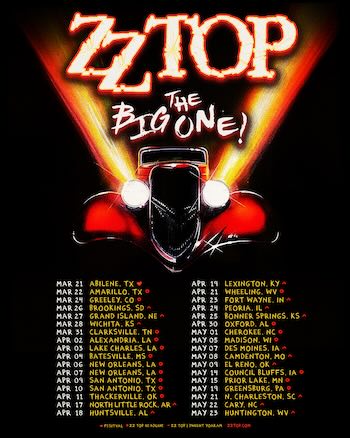 ZZ Top Announce 2026 'The Big One!' US Tour